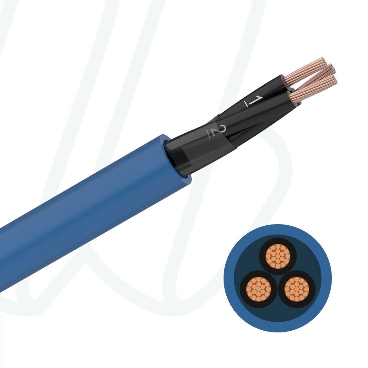 Кабель YSLY/EB-OZ 2X1,5 синій - MARDAL
